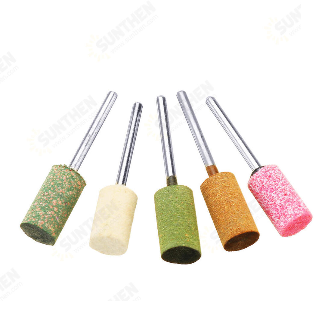 100pcs 5 Different Assorted Mounted Point Stone Rubber Grinding Head ...