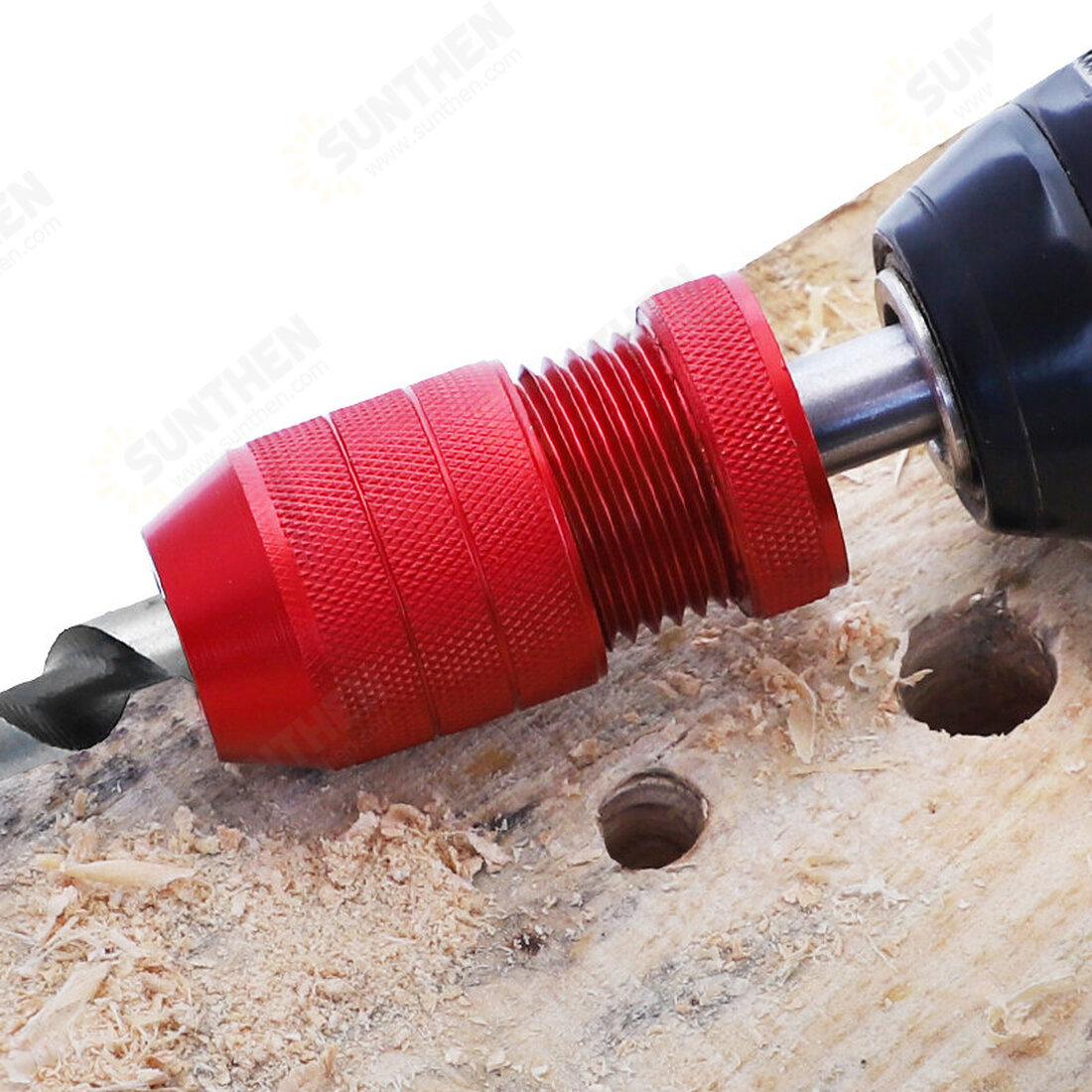 Aluminum Alloy Adjustable Drill Stop Collar Limit Rings Locator Depth ...