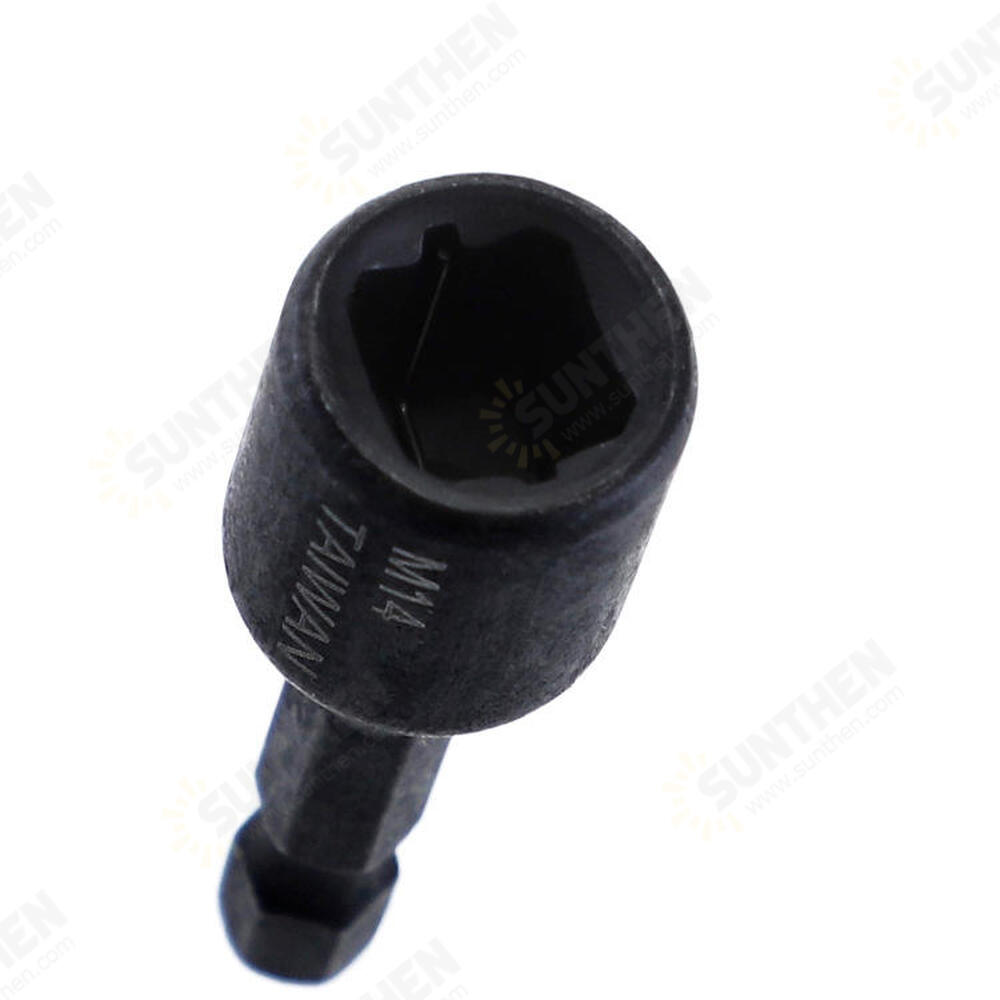 M4-M16 Screw Tap Socket Adapter 1/4 Inch Hex Shank Machine Tap Square ...