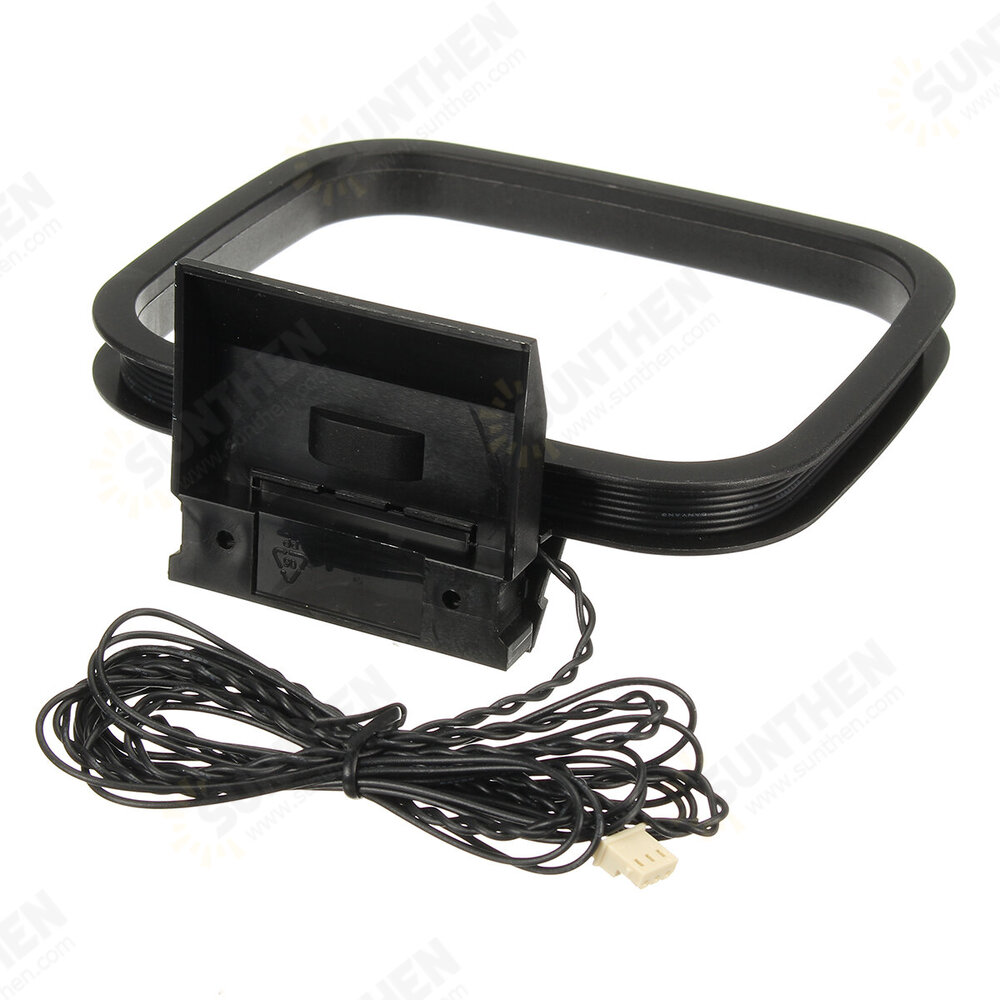 AM-3P AM FM Loop Antenna With 3-pin Mini Connector For Home Audio ...
