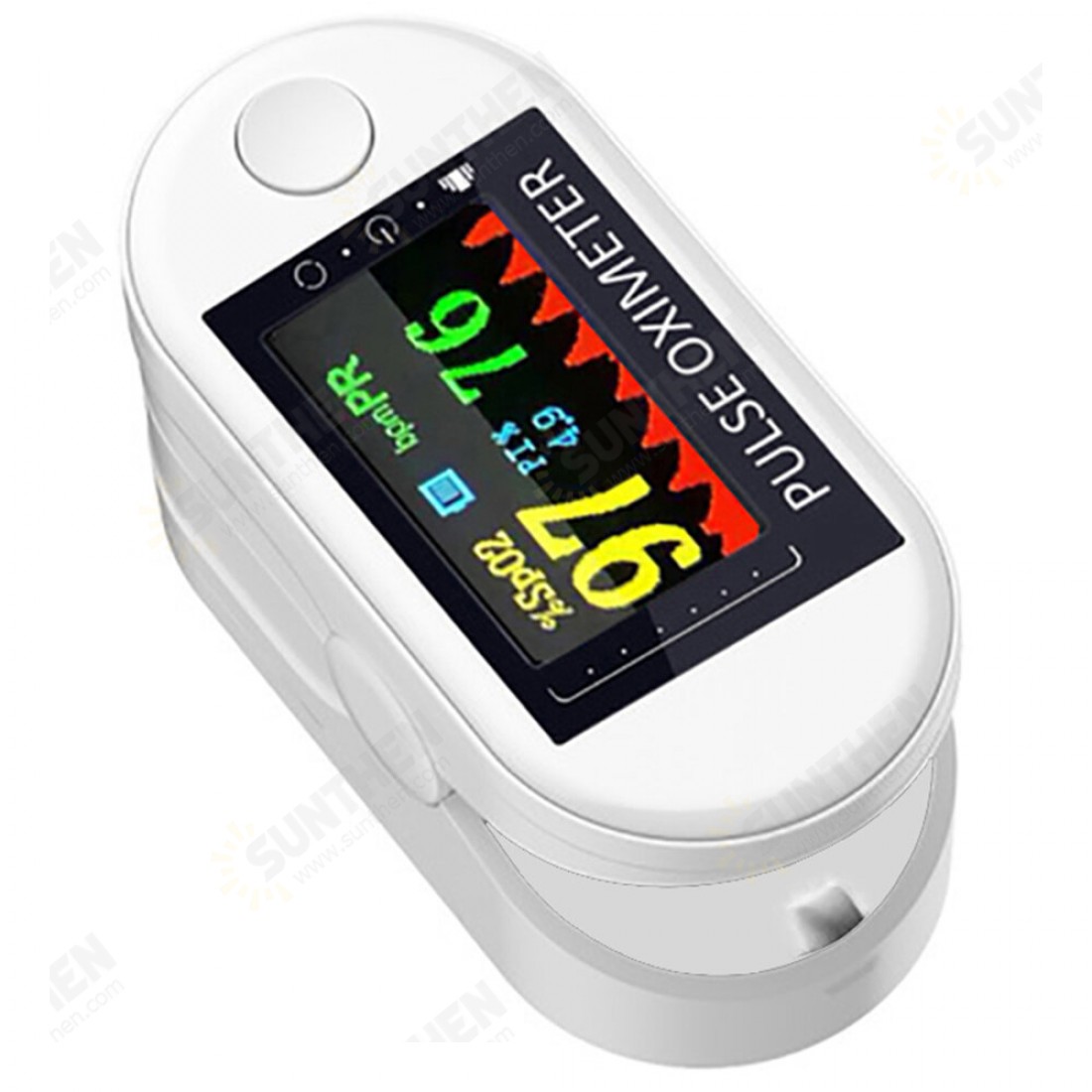Finger-Clamp HD OLED Pulse Oximeter Finger Blood Oxygen Saturometro ...
