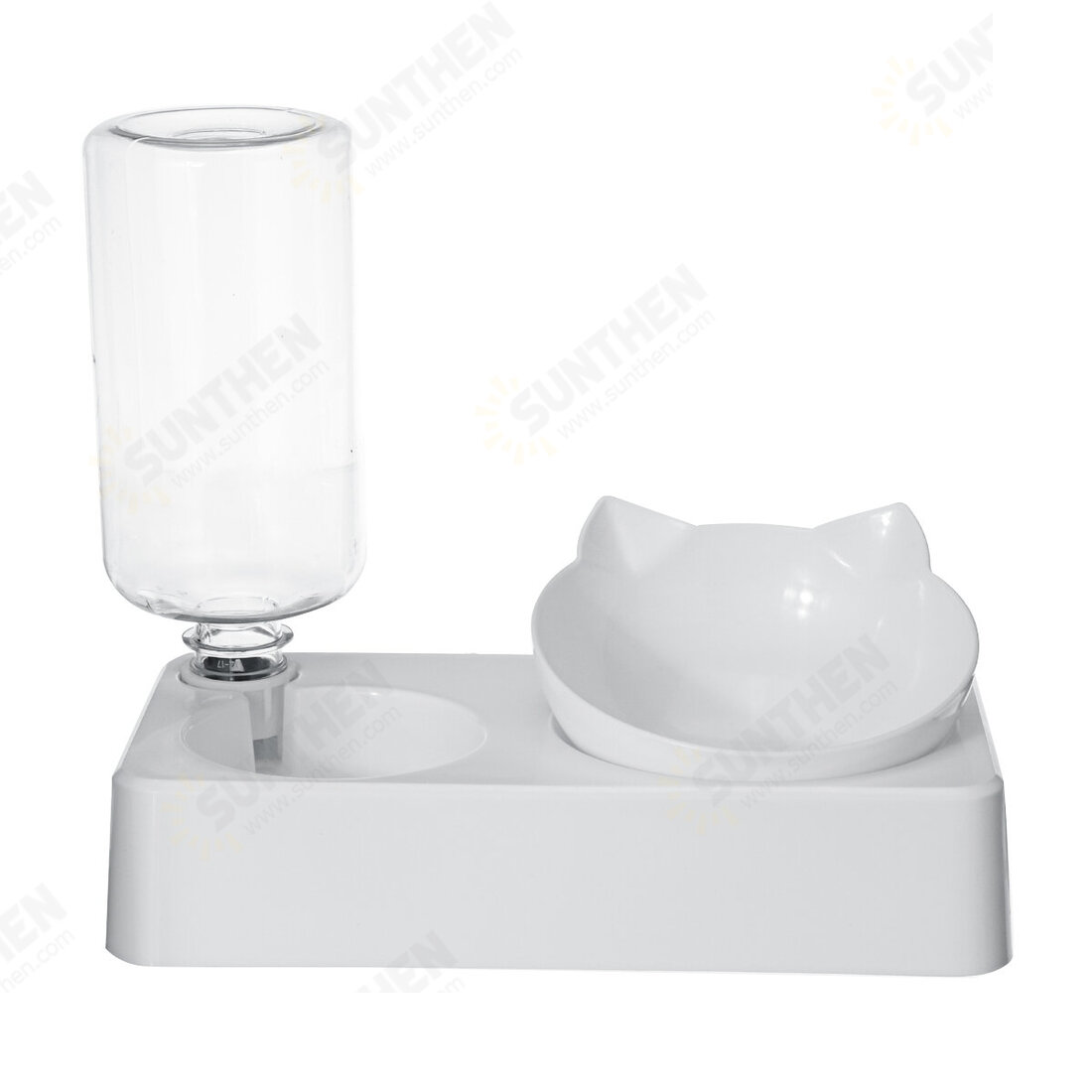 500ml Pet Smart Feed Automatic Water Dispenser Plastic Pet Bowl