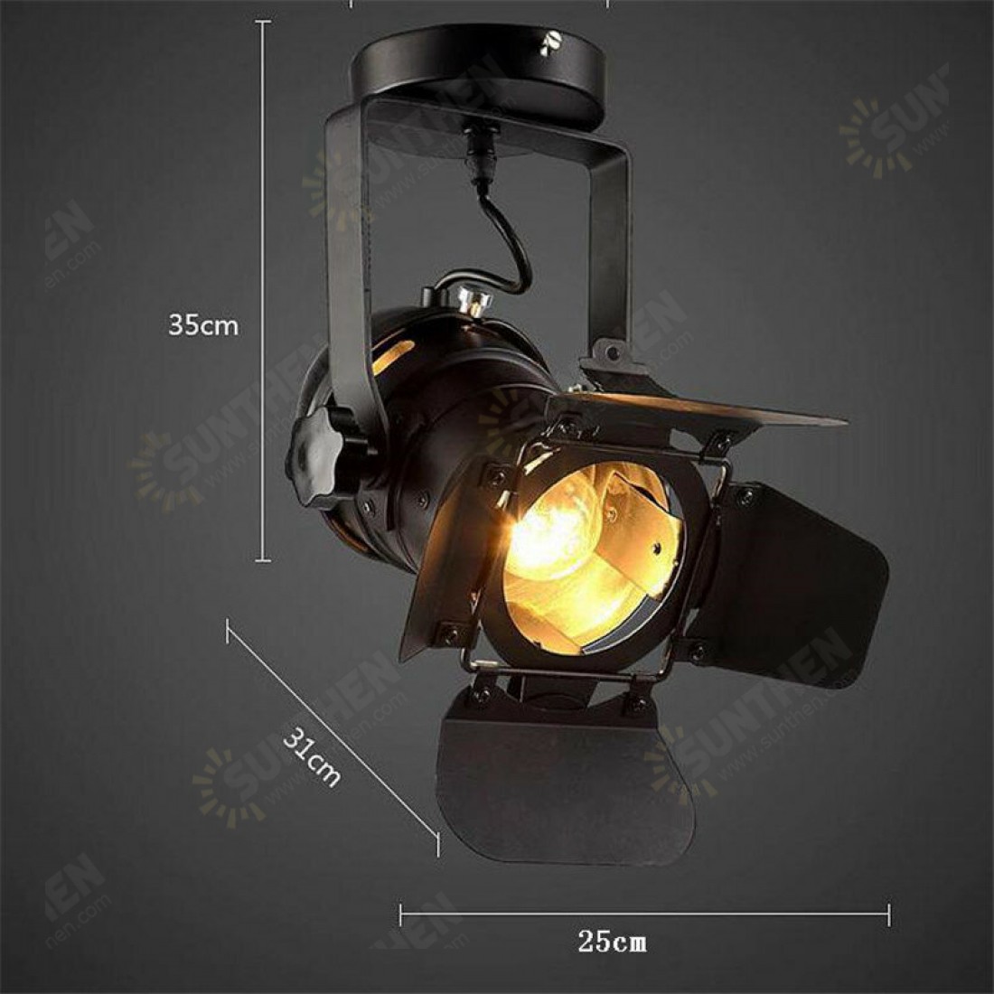 Industrial Retro LED Ceiling Light Track Light Stretch Light Indoor LED ...