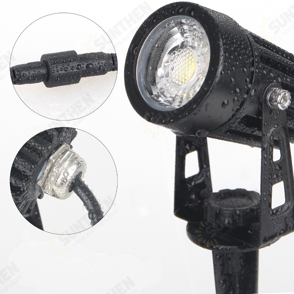 T-SUN LED Outdoor Spotlights Waterproof US UK Plug Landscape Lighting ...
