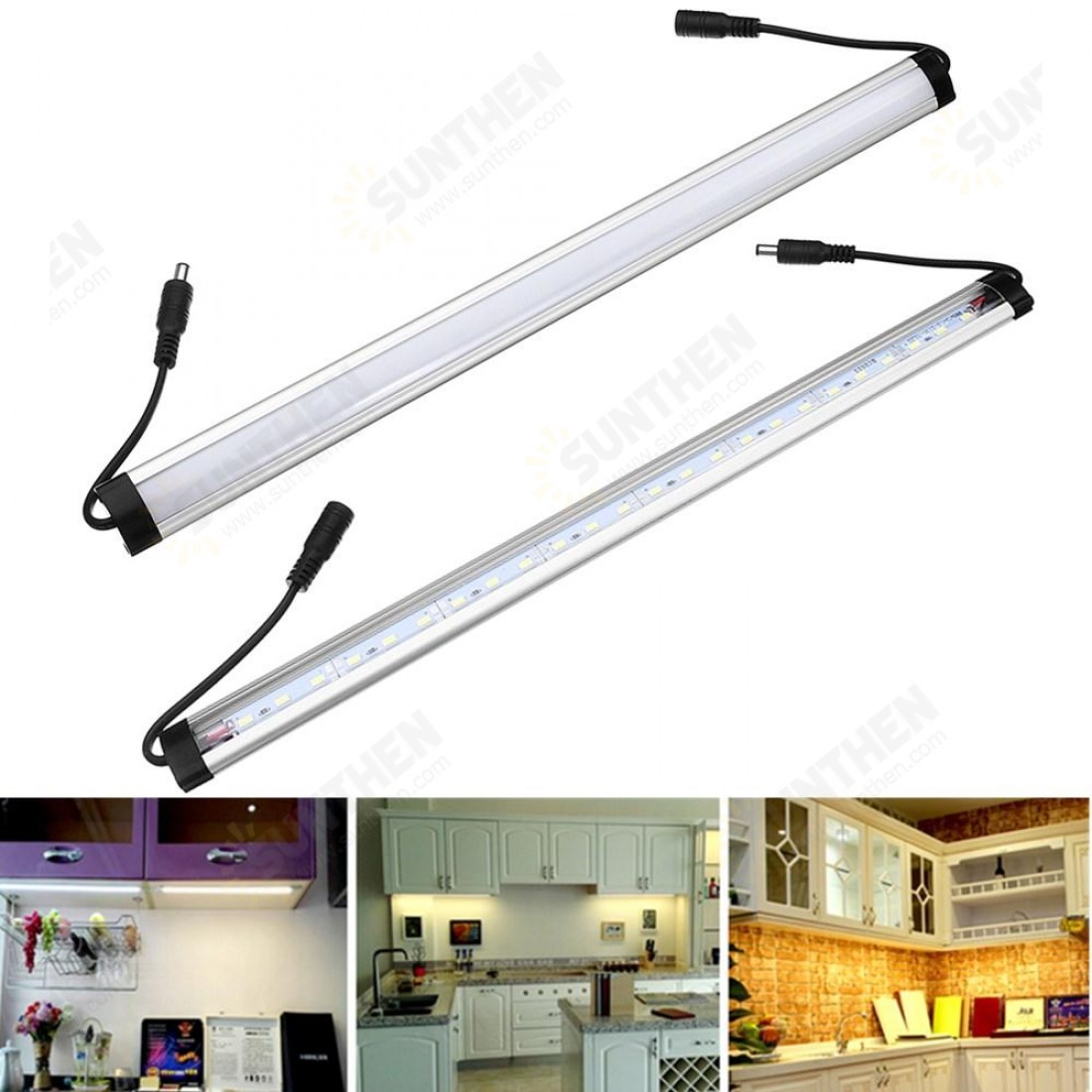 35CM 4.8W SMD5630 Milky White Transparent LED Rigid Strip Bar Cabinet ...