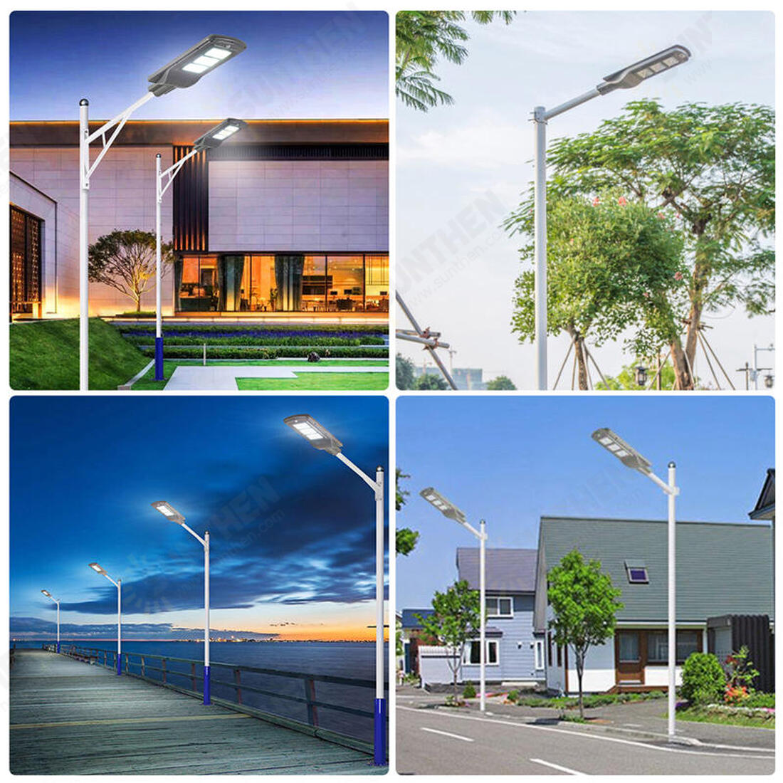 150/300/450LED Solar Street Light PIR Motion Sensor Outdoor Garden Road ...