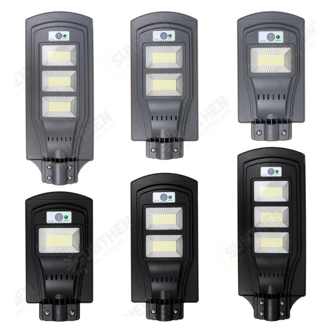 150/300/450LED Solar Street Light PIR Motion Sensor Outdoor Garden Road ...