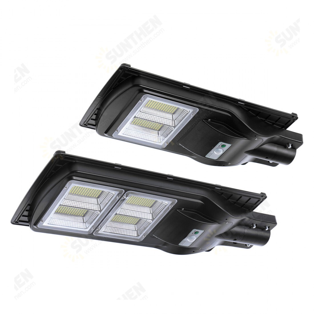 234/468 LED Solar Powered Street Lights Outdoor Remote Control Security ...