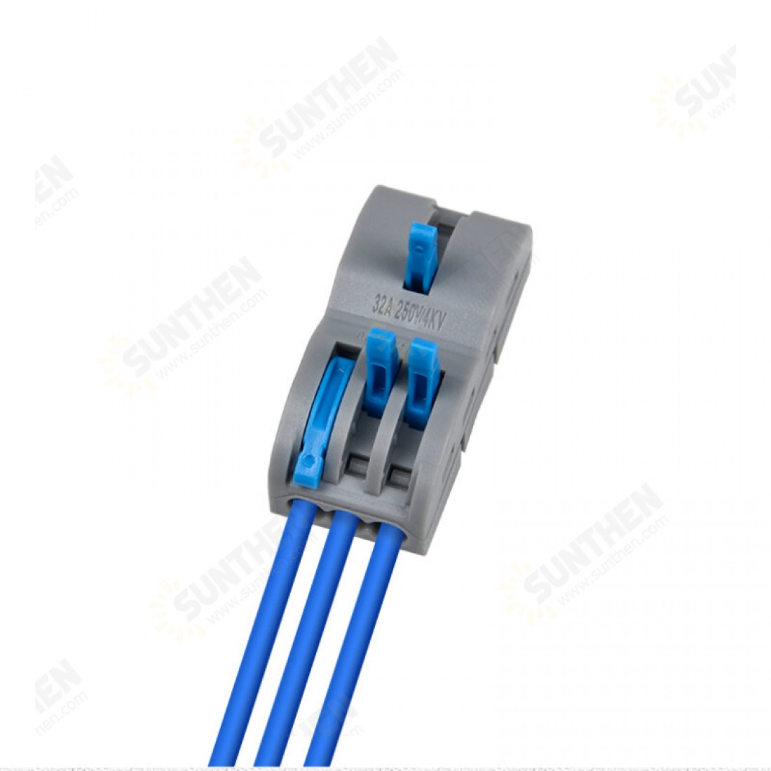 FD-13 Orange/Yellow/Blue/Green Wire Connector 1 In 3 Out Wire Splitter ...