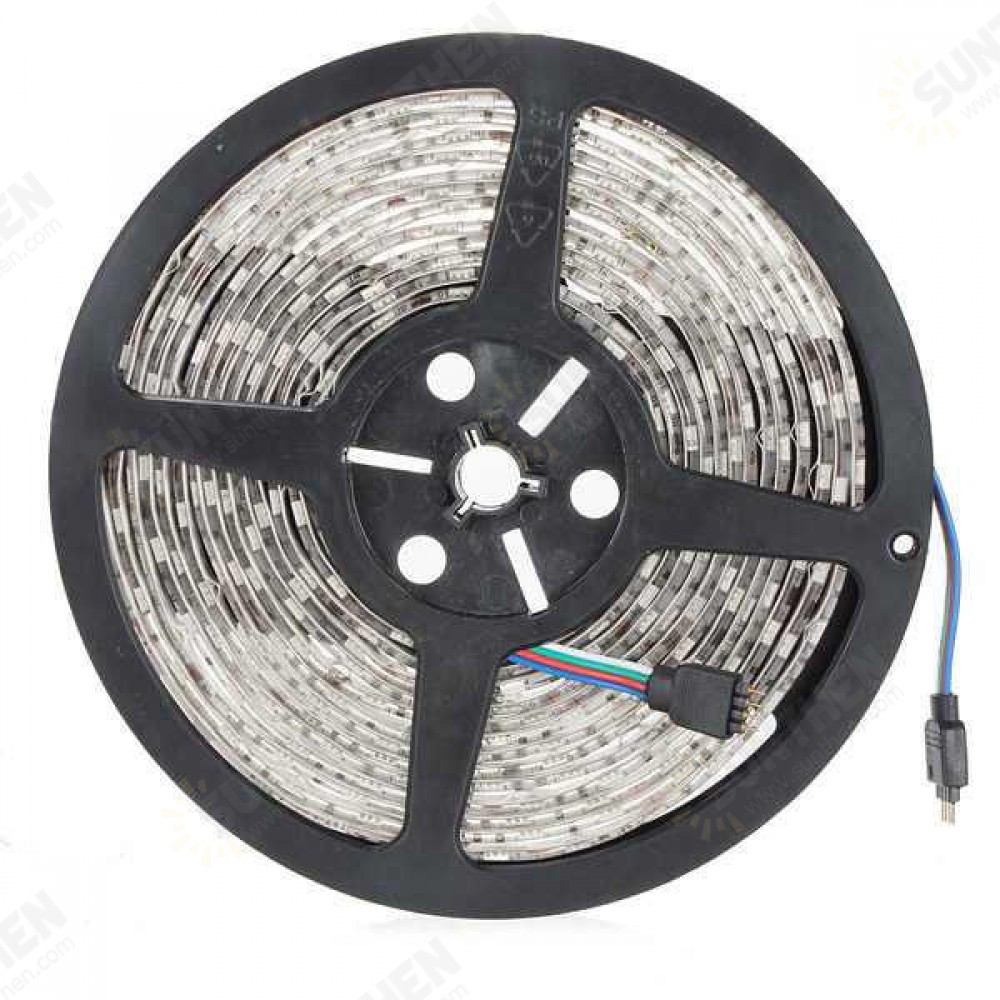 5M 5050 RGB Waterproof 300 LED Flexible Rope Strip Light + 24 Key ...
