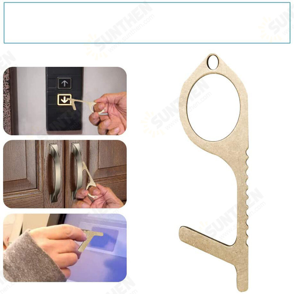 Non-Contact Door Opener Healthy Handheld Keychain Tool Avoid Dirty ...