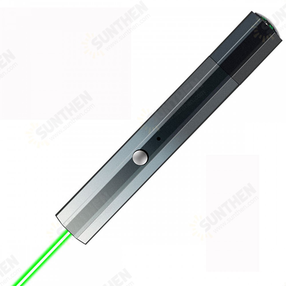 Green Light Laser Pointer Pen 532nm USB Chargeable Portable Highlight ...