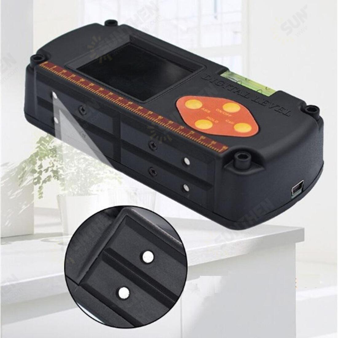 Digital Protractor Inclinometer Dual Axis Level Measure Box Angle Ruler ...