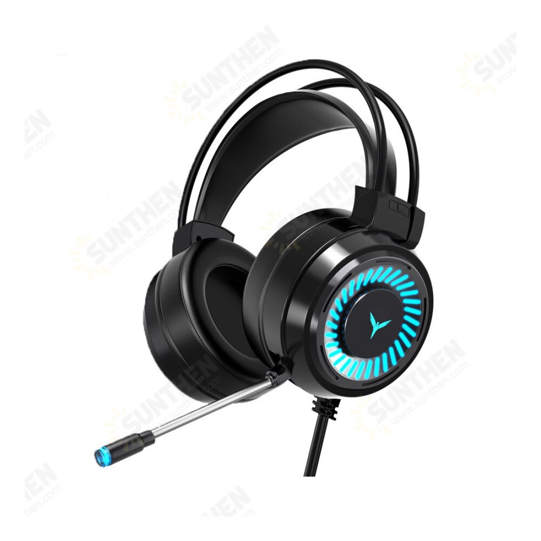 G60 Gaming Headset 7.1 Channel 50MM Speaker Unit Colorful Circular ...