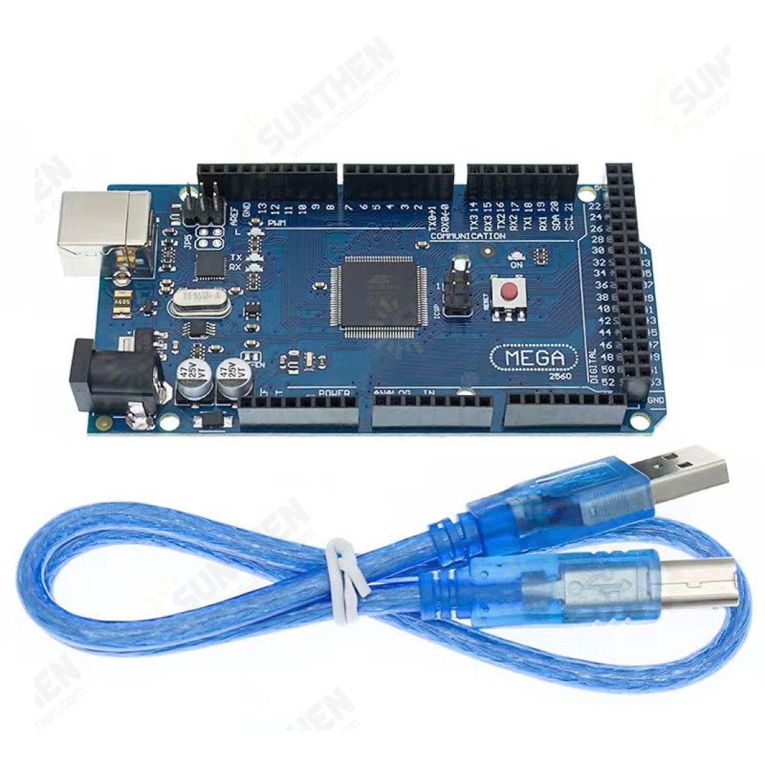 Mega 2560 R3 ATmega2560-16AU Development Board Without USB Cable for Arduino - products that ...