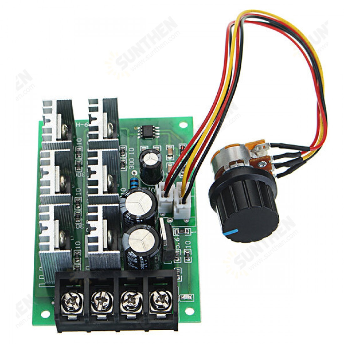 DC 9-55V 40A 2000W PWM DC Motor Pump Speed Regulator High Power Speed ...