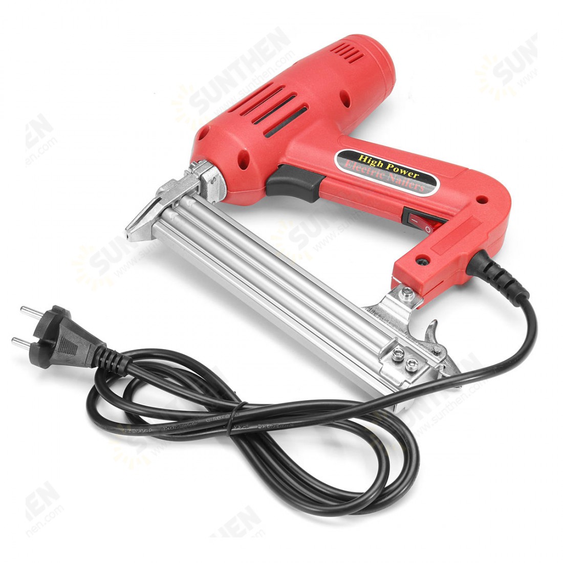 1800W 220V F30 Corded Electric Nailer Stapler Kit Electric Stapler 10 ...
