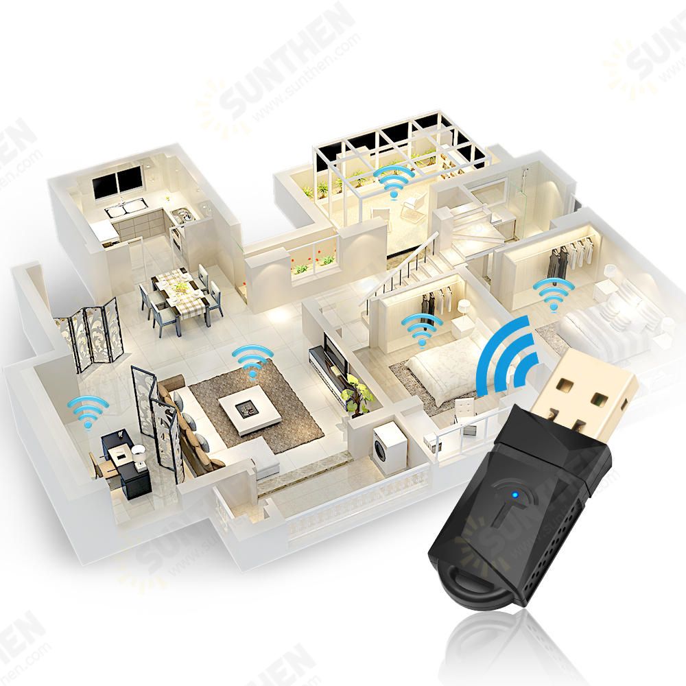 300Mbps WiFi USB Mini Wireless USB Adapter Networking Adapter Lan Card Mini Wifi Adapter ...
