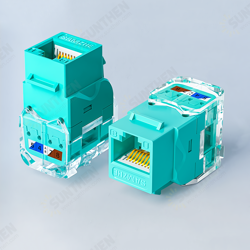 CAT6 Network Module Tool-free RJ45 Connector Cable Adapter RJ45 ...