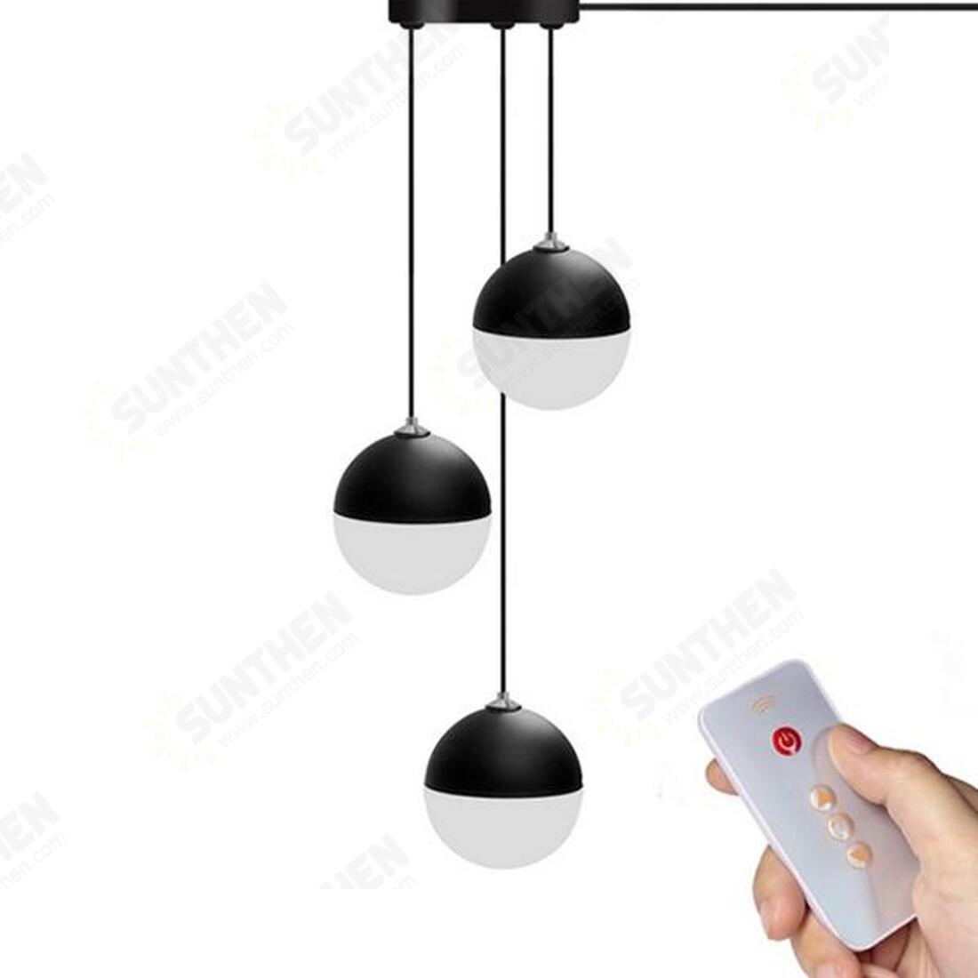 Modern 3 Wind Bell Balls LED USB Ceiling Reading Light Living Room ...