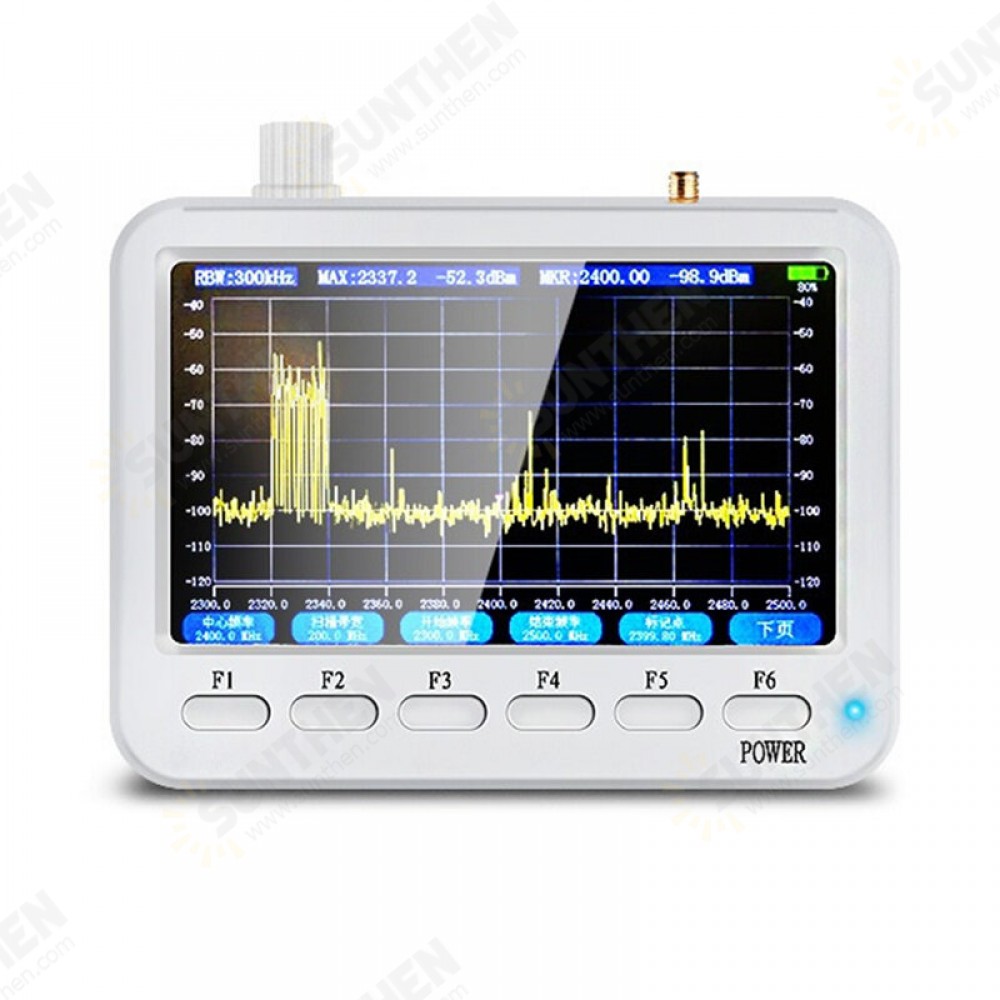 XT-127 Portable Spectrum Analyzer Signal Frequency Measuring Instrument ...