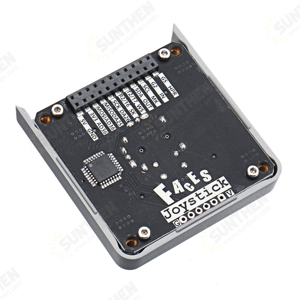 Joystick Panel for M5 FACE ESP32 Development Kit X/Y Axis Push Button Switch with RGB LED Bar ...