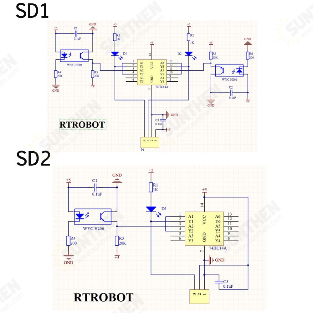 Smart Car Speed Measurement Module Code Disc Count Speed Sensor with ...