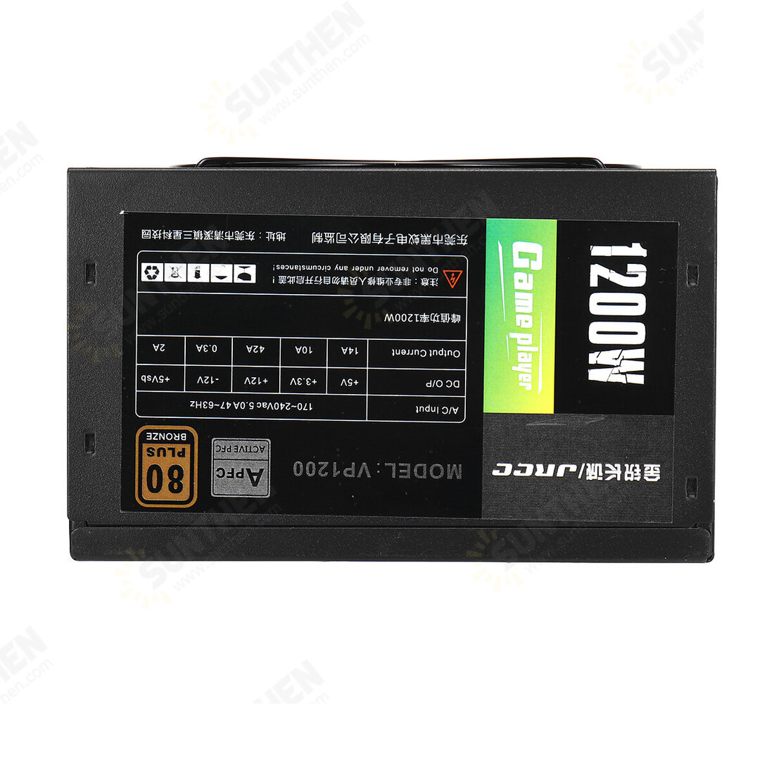 1200W Active PFC PC Power Supply Desktop Computer ATX Power Supply Non ...