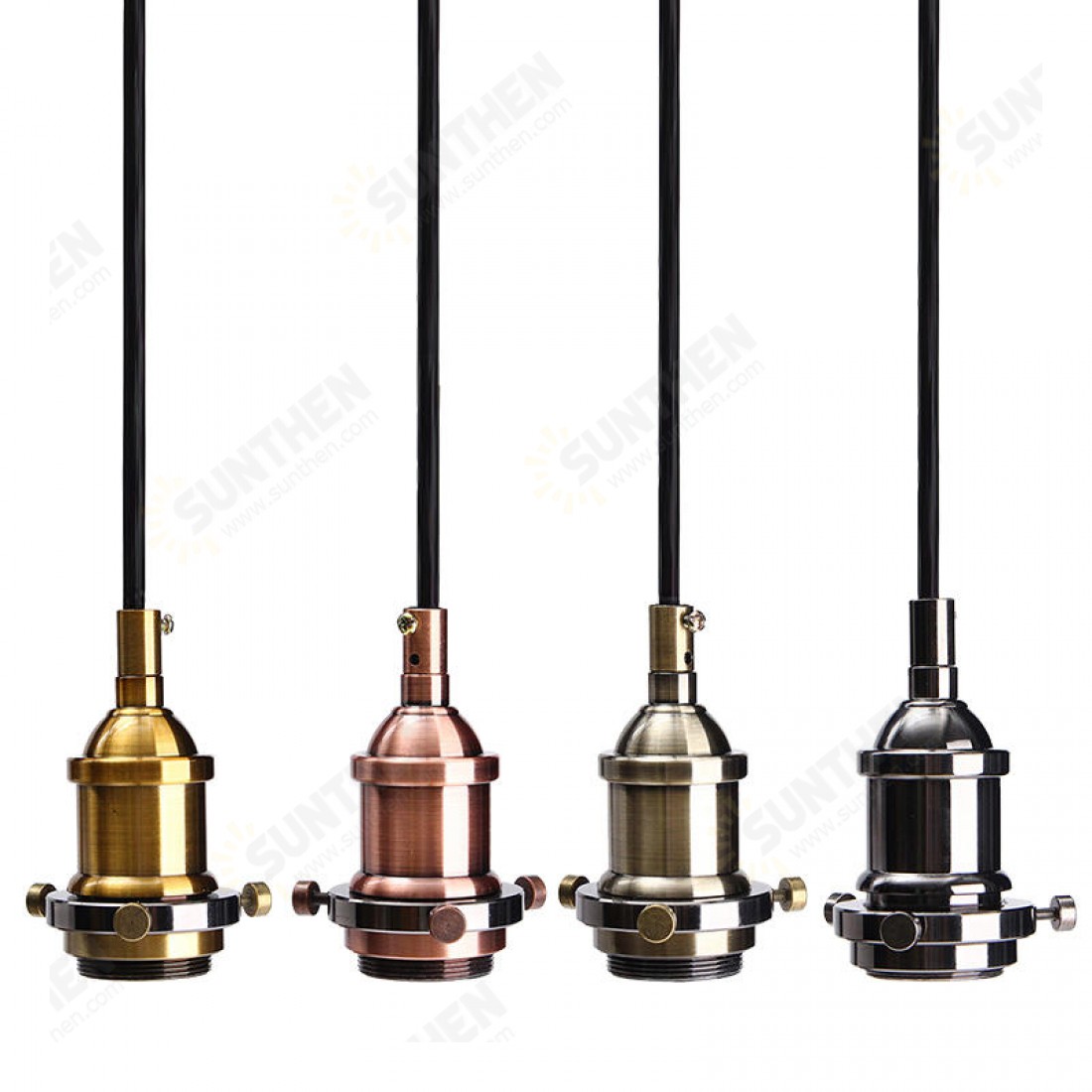 E27 Vintage Loft Metal Ceiling Pendant Lamp Hanging Light Holder Socket