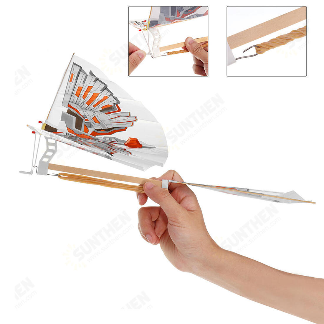 DIY Assembly Flapping Wing Flight Model Imitate Birds Aircraft