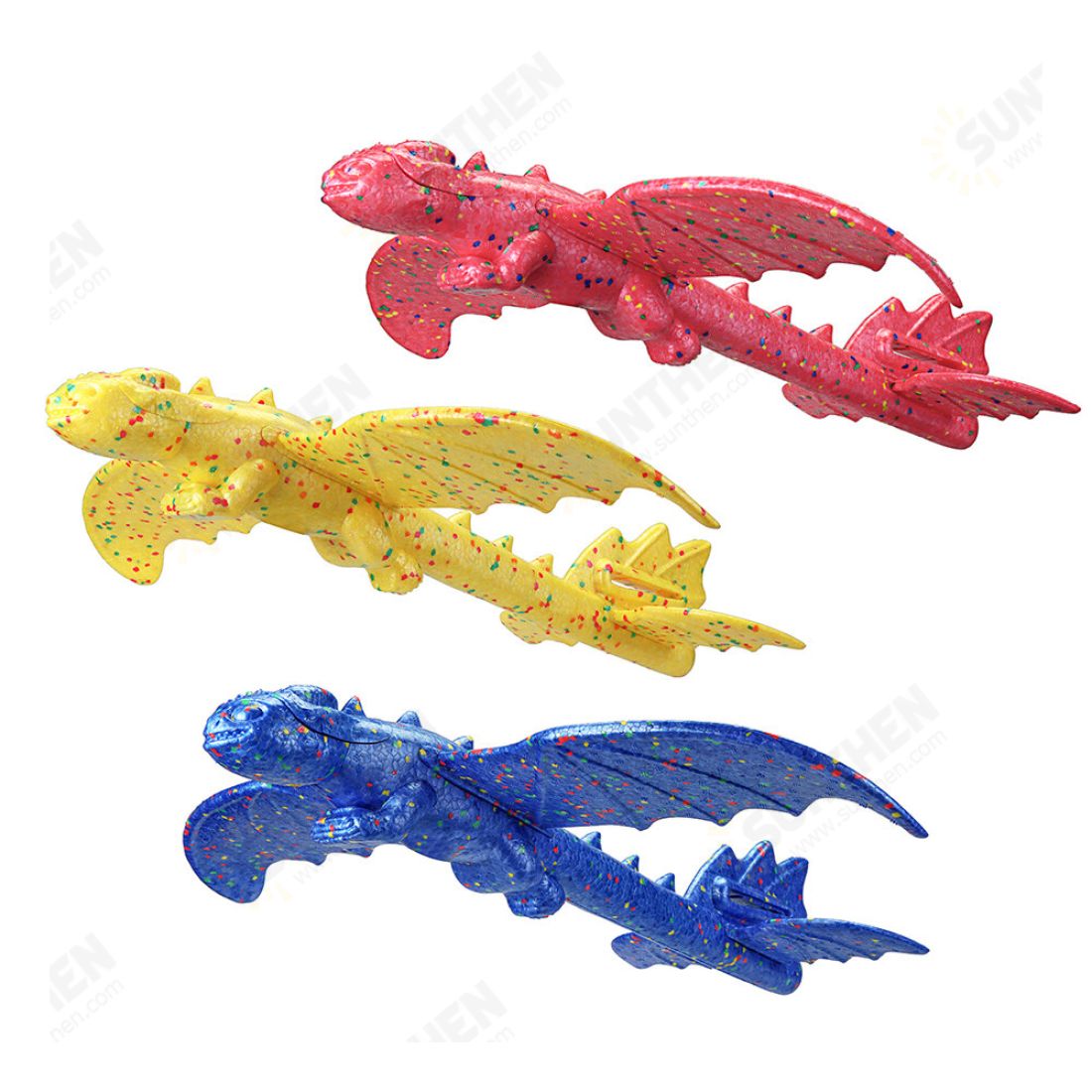 Inertial Foam EPP Airplane Dinosaur Dragon Plane Toy 48cm Hand Launch ...