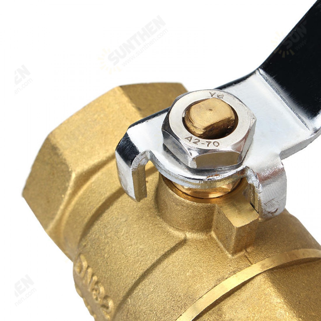 1inch 1-1/4inch Manual Internal Threaded Brass Temperature Gauge Ball ...