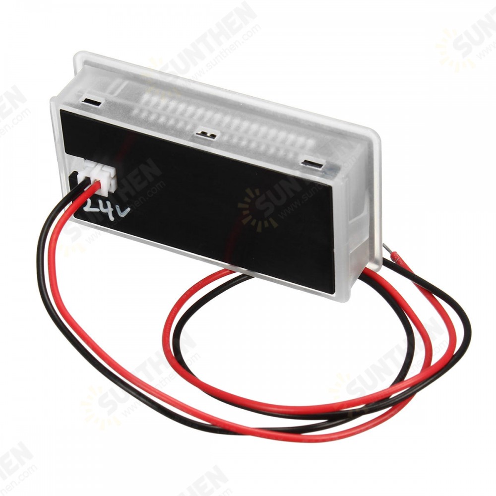12V/24V/36V LCD Display Lead Acid Battery Capacity Meter Voltmeter ...