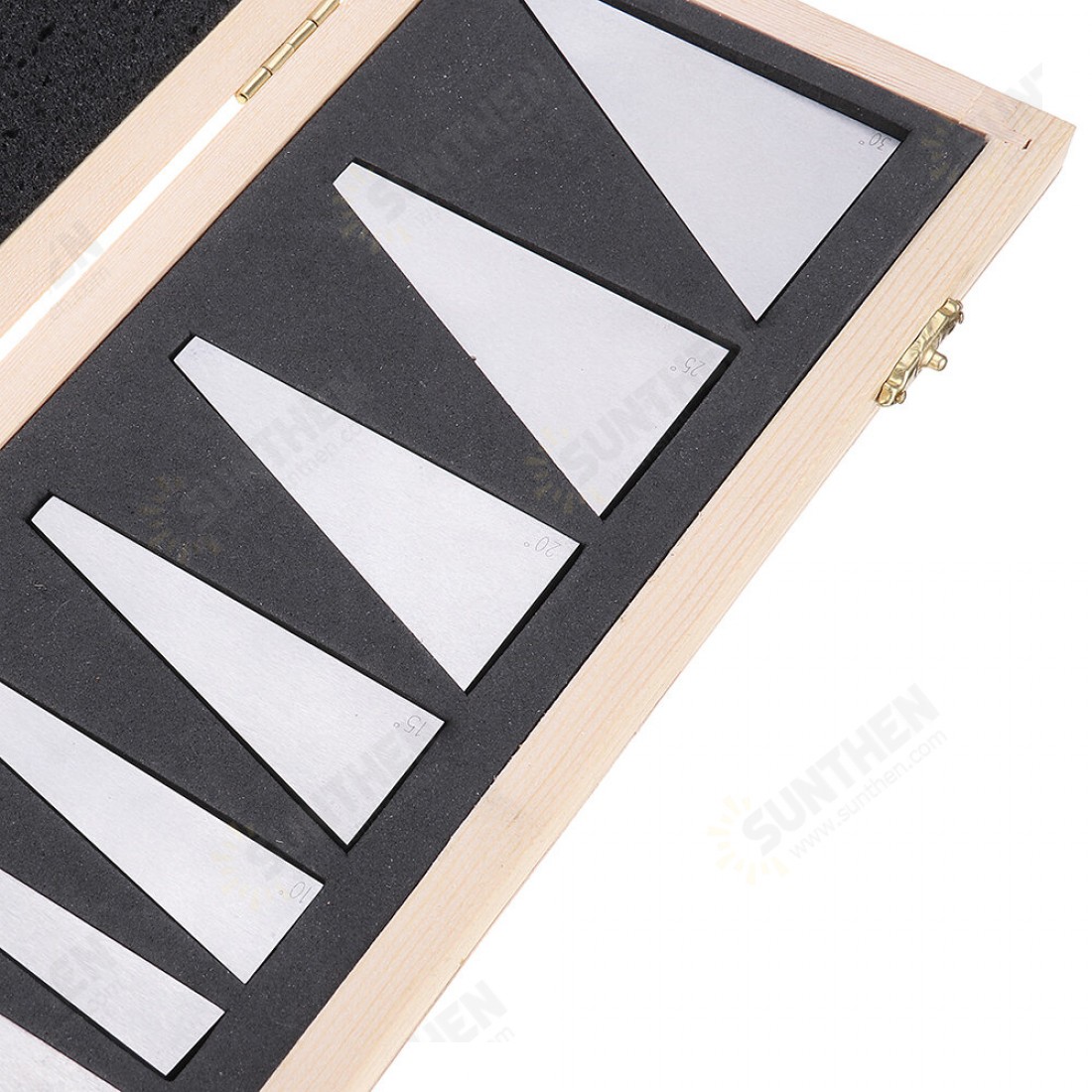 12pcs Precision Angle Block Set 1/4 to 30 Degree Lathe Gauge Milling ...