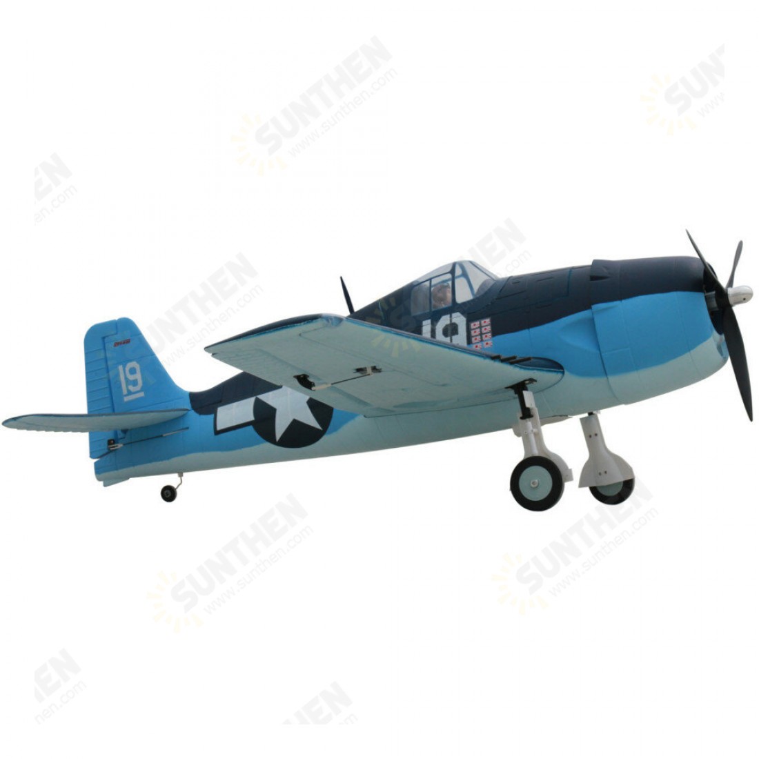 F6F Hellcat V2 1270mm Wingspan EPO Warbird RC Airplane PNP With Flaps ...