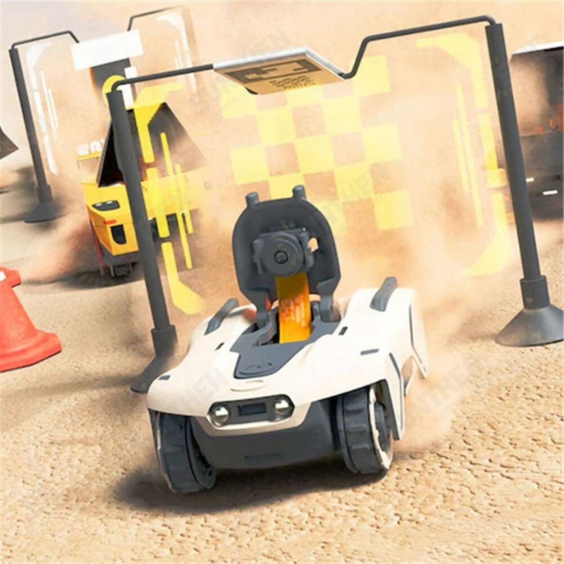 Mini VR Mixed Reality WIFI FPV RC Tank Car Armored Off-Road Vehicles ...