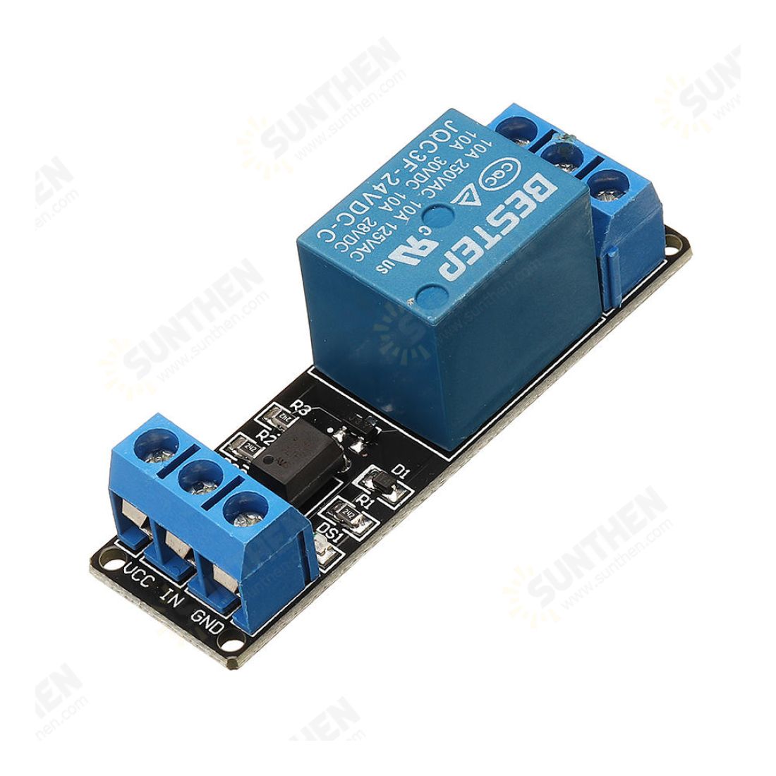 1 Channel 24V Relay Module Optocoupler Isolation With Indicator Input ...