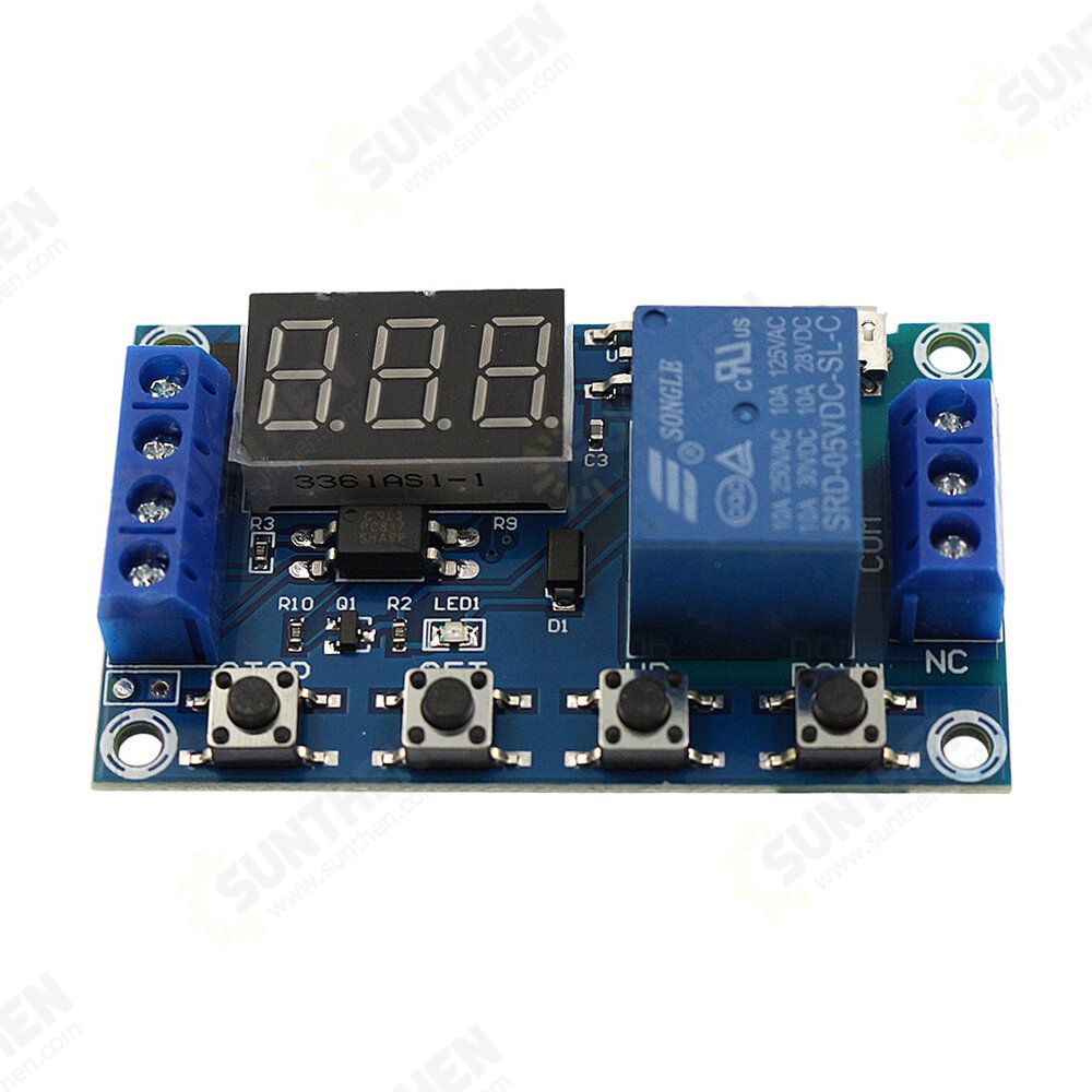 1 Way 6 30v Relay Module Onoff Switch Trigger Time Delay Circuit Timer