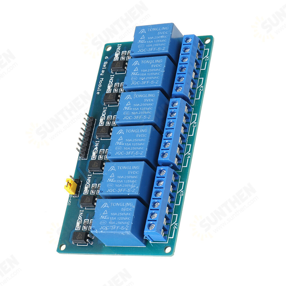 1/2/4/6/8/16 Relay Module 8 Channel with Optocoupler Relay Output 1 2 4 6 Relay Module 8 ...