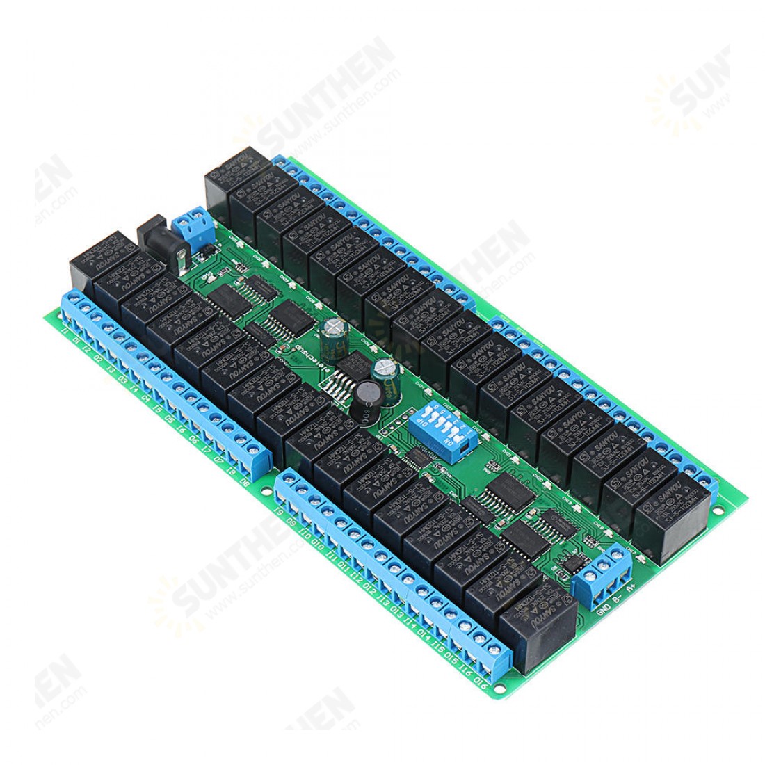 12V 32CH Channel RS485 Relay Modbus RTU Protocol Serial Remote Control ...