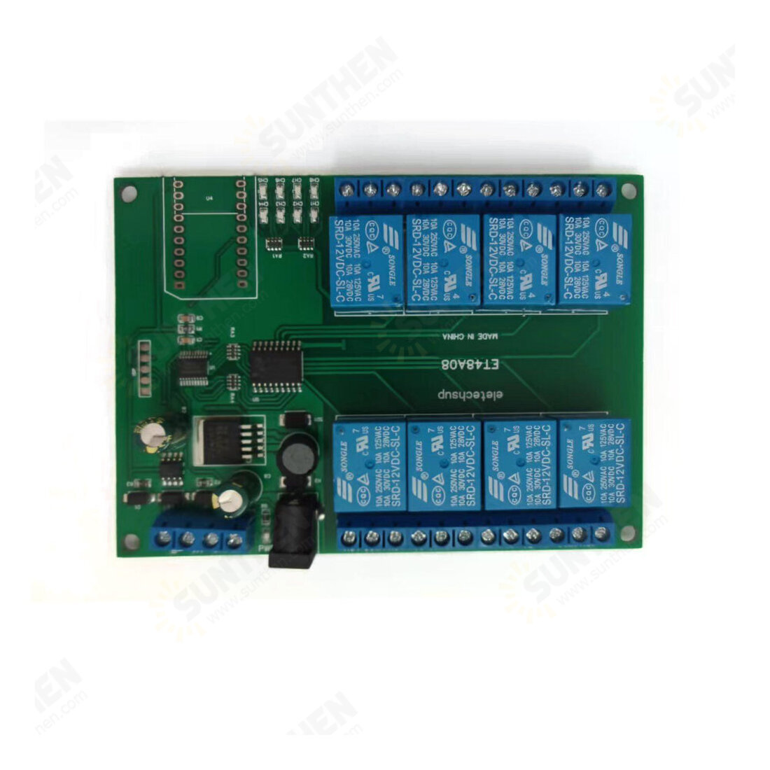 2 In 1 8ch Network Ethernet Rs485 Relay Modbus Rtu Slave Tcpip Udp Uart Switch Module Plc