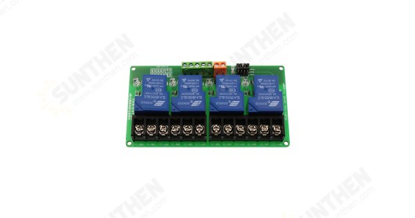 4 Channel Relay Module 30A with Optocoupler Isolation Supports High and ...