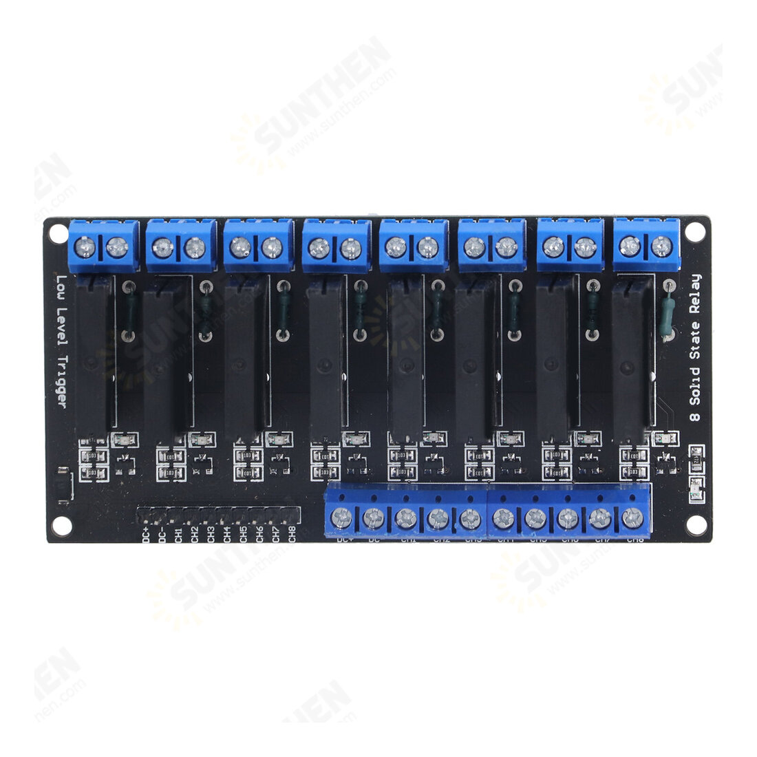 5V Relay 8 Channel SSR Low Level Solid State Relay Module 250V 2A with Fuse