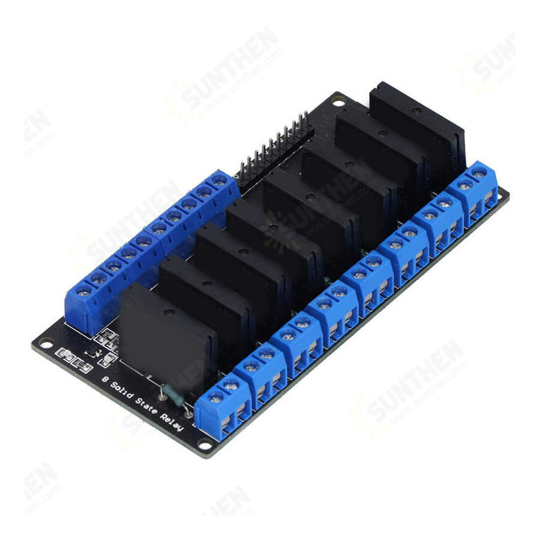 5V Relay 8 Channel SSR Low Level Solid State Relay Module 250V 2A with Fuse