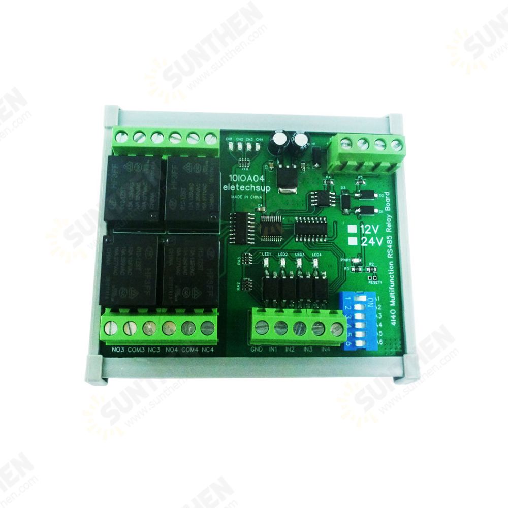 DC 24V 1-8Ch Digital Switch DiDo Multifunction RS485 PLC IO Expanding ...