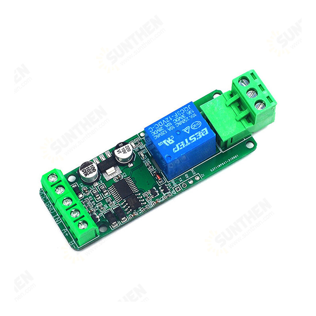 Modbus-Rtu 1/2/4/8 Channel 12V Relay Module Switch Modbus RTU 4 Channel ...