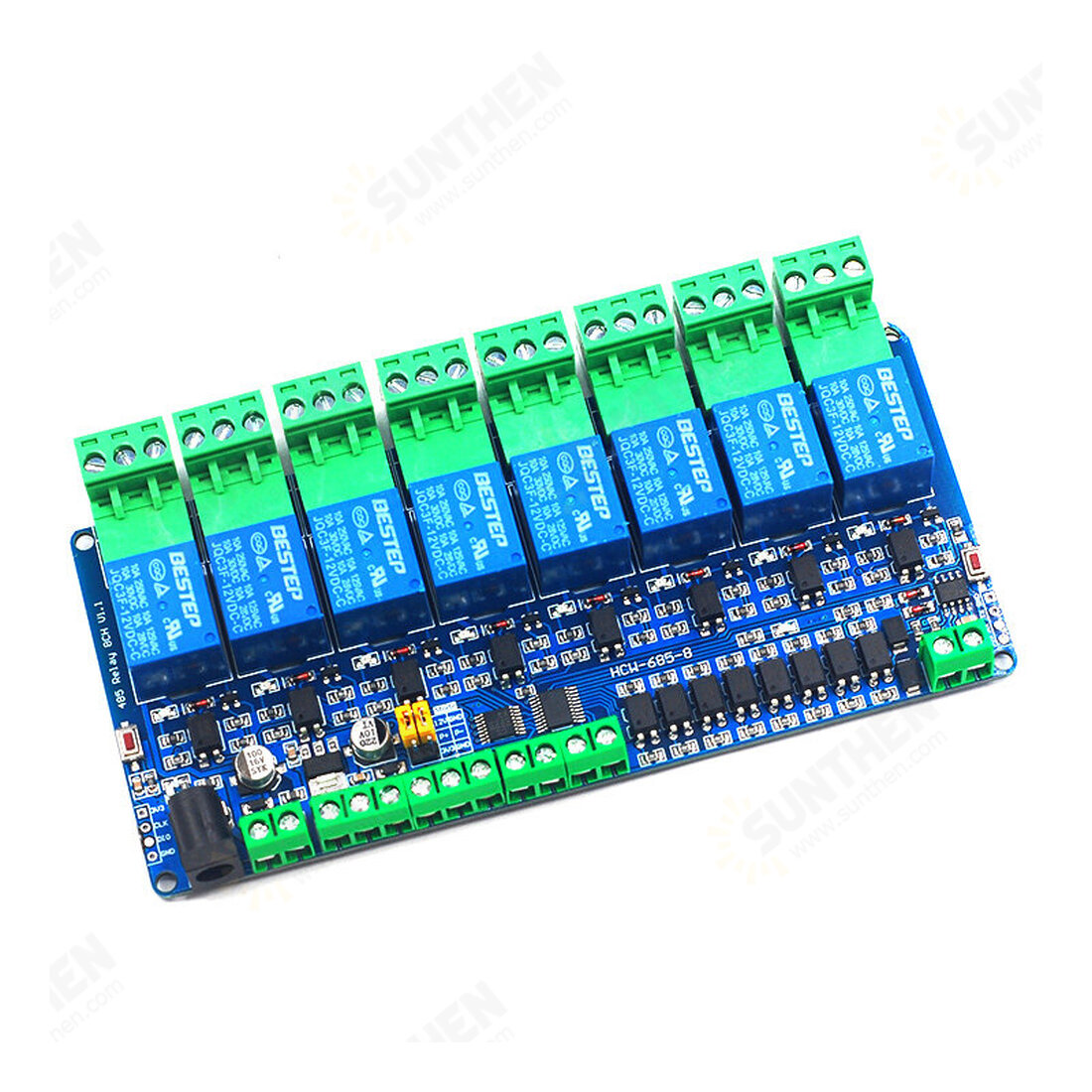 Modbus-Rtu 1/2/4/8 Channel 12V Relay Module Switch Modbus RTU 4 Channel Relay Output 12V Switch ...