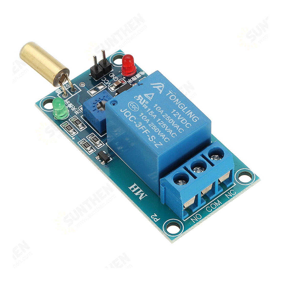 SW-520 Tilt Sensor Relay Module 12V Equipment Tilt Dump Protection ...