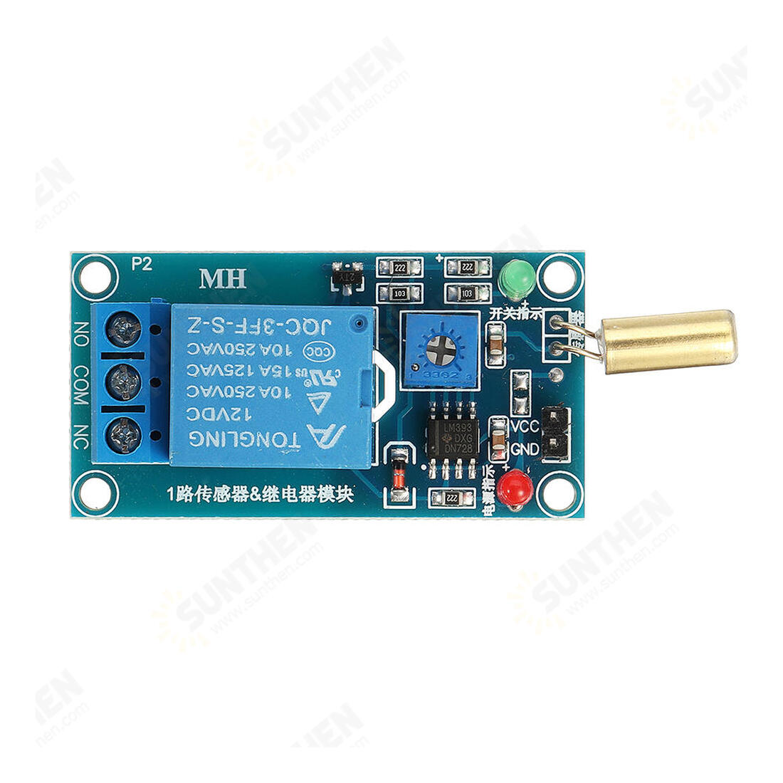 SW-520 Tilt Sensor Relay Module 12V Equipment Tilt Dump Protection ...