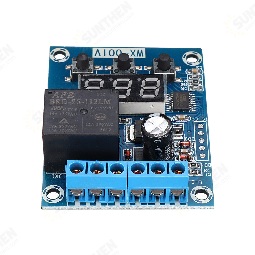 Voltage Detection Module Relay Switch Charging Discharge Monitoring